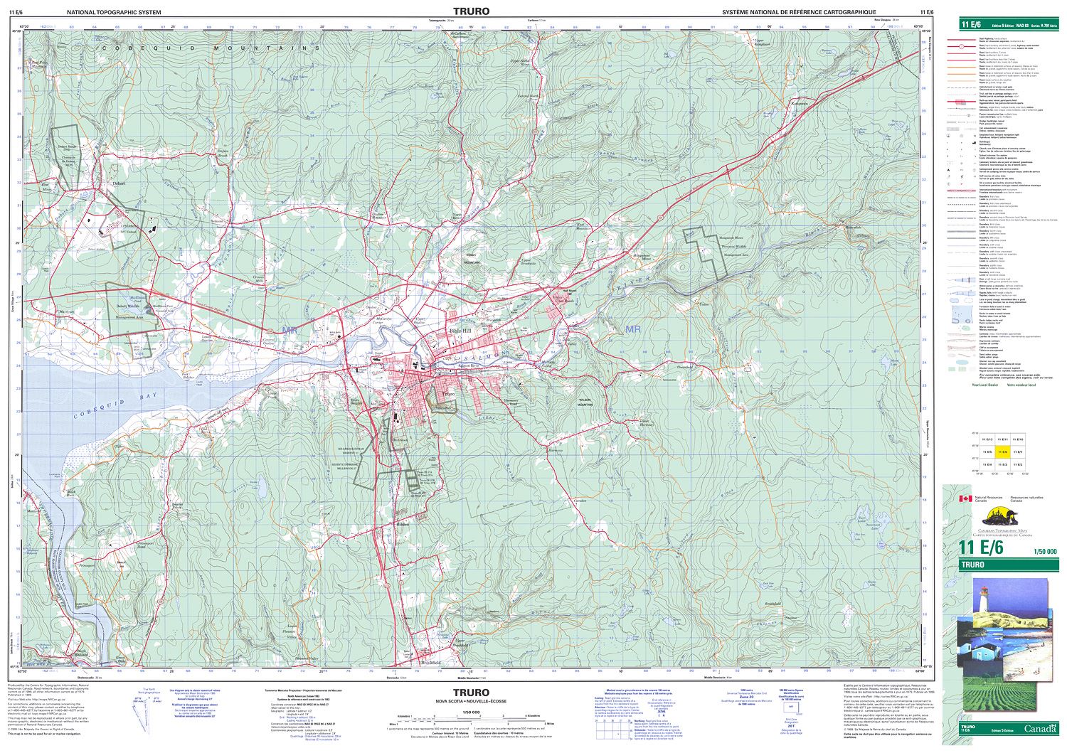 011E06 - TRURO - Topographic Map
